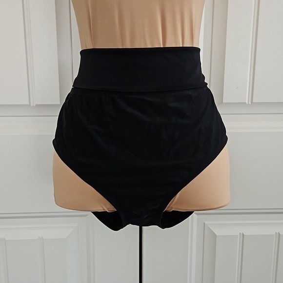 Swimsuits For All | Swim | Swimsuits For All Black Fold Over Bikini ...